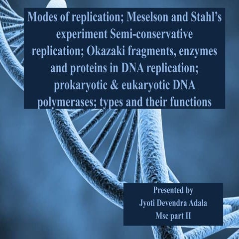 Dna replication | PPT
