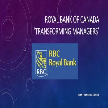 RBC-PRESENTATION-TRAINING-DAVILA | PPTX