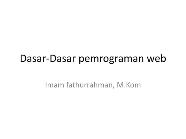 Mengenal-Pemrograman-Web-Dasar.pptx