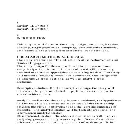 1DavisP-EDU7702-8DavisP-EDU7702-87INTRODUCTIONThis.docx | Educational ...