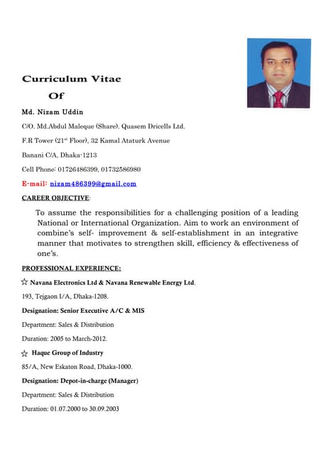 Sohel Mahmud update CV | PDF