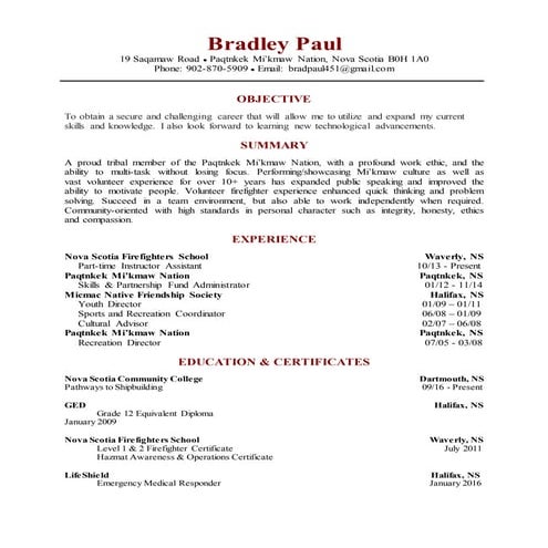 BradPResume | DOCX