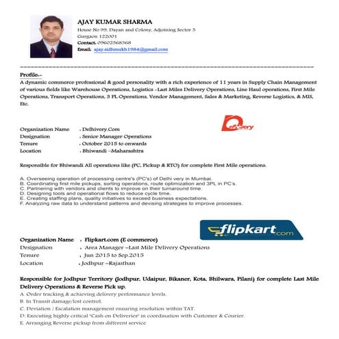 Ajay resume pdf | PDF