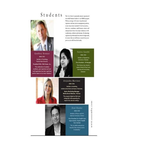 SMU EMBA brochure | PPT