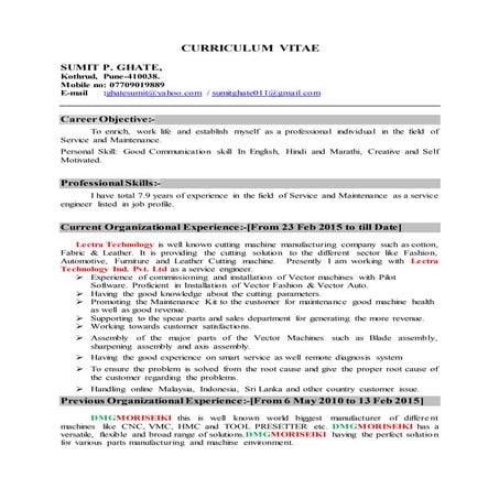 Sumit Resume. | PDF