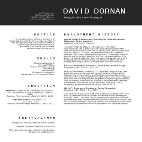 cv front | DOCX