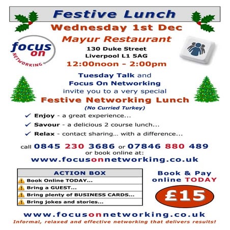 Festive Networking Lunch | PDF