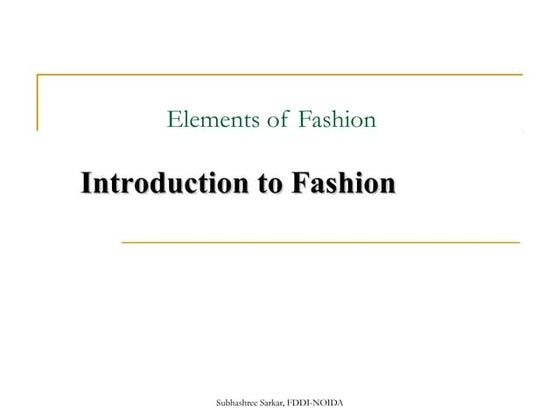 PRINCIPLES OF DESIGN IN FASHION | DOCX | Fashion Trends | Style & Fashion