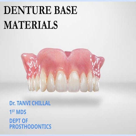 DENTURE BASE MATERIALS BASIC SCIENCES.ppt