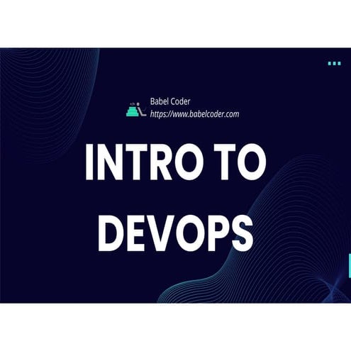 1 Devops คืออะไรpdf 1 Devops คืออะไรpdf 