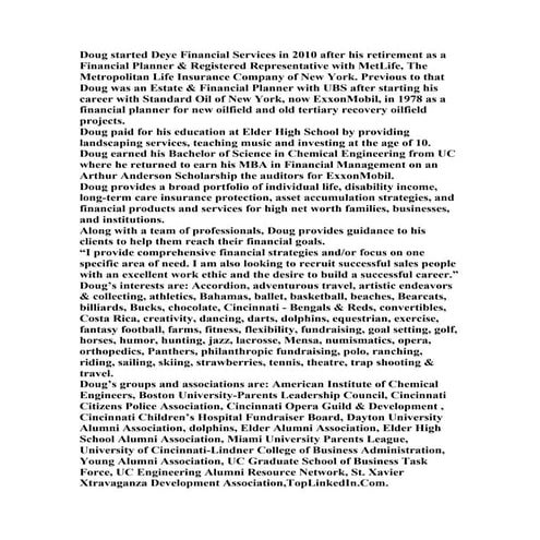 1 Douglas William Deye | DOC