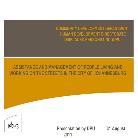 DPU presentation 31 August 2011 | PPT