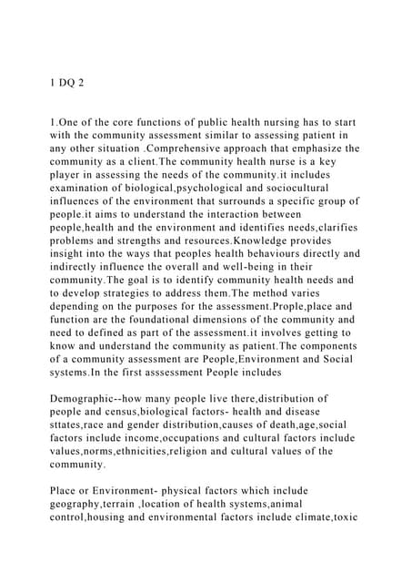 Identifying community health problem | PDF