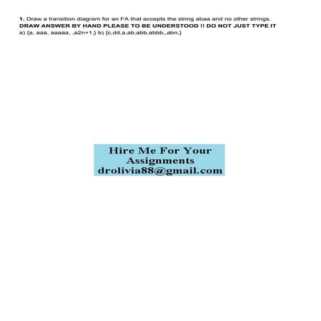 1 Draw a transition diagram for an FA that accepts the stri.pdf