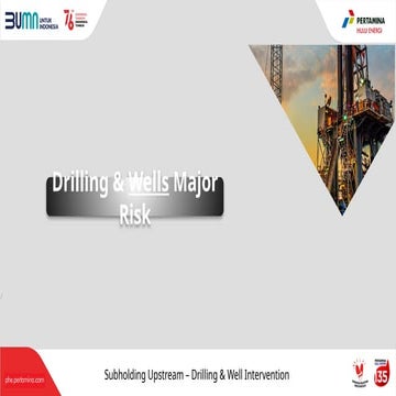Drilling & Well Major Risks, resiko dalam kegiatan pemboran, langkah ...