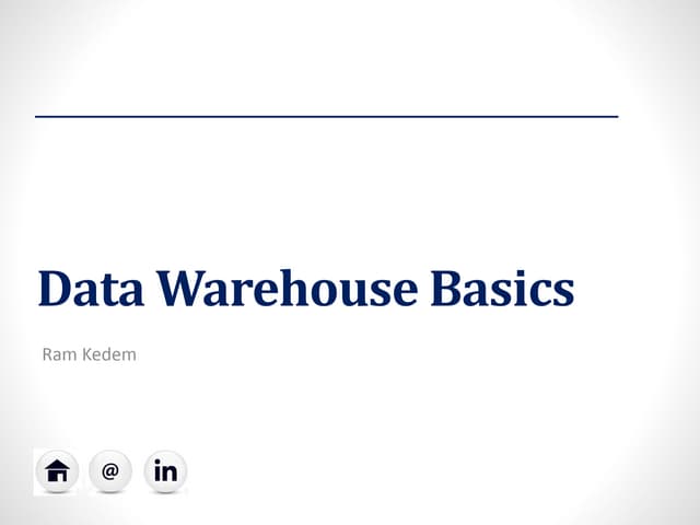 Multidimensional schema of data warehouse | PPTX