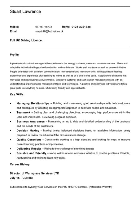 Cary Hendrix Resume 2016 | PDF