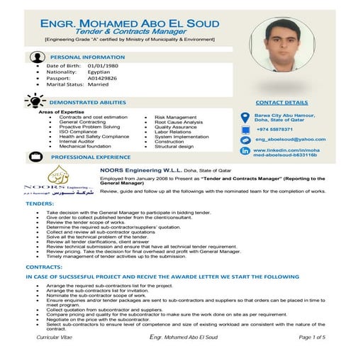 CV_Mechanical Engineer | DOC