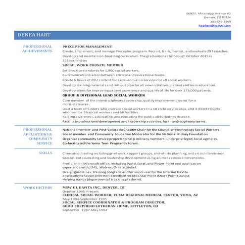 Denea Hart Resume 11.27.15