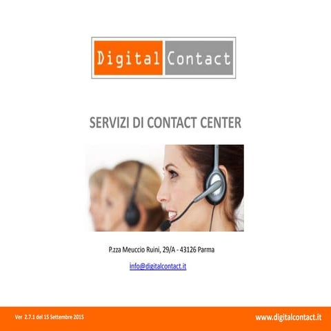 Presentazione Digital Contact | PPT