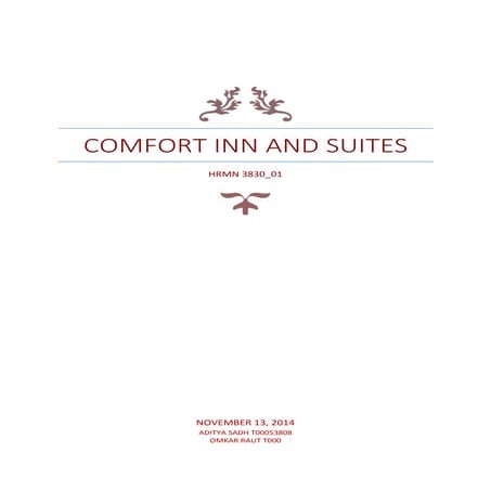 Stafing Major Assignment | DOCX