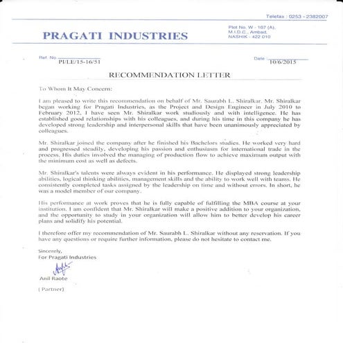 Pragati Industries | PDF