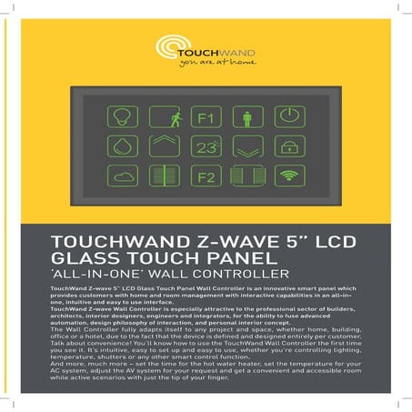 TouchWand wall controller | PDF
