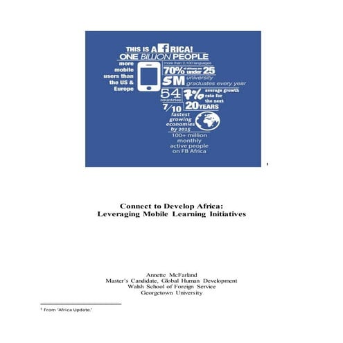 Connect to Develop Africa | PDF