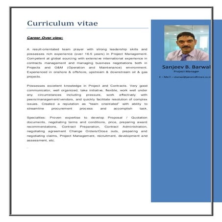 Sanjeev Barwal | DOCX