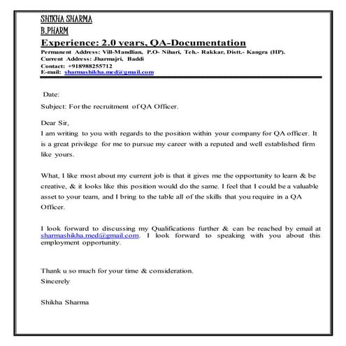 RUCHI RESUME | DOC