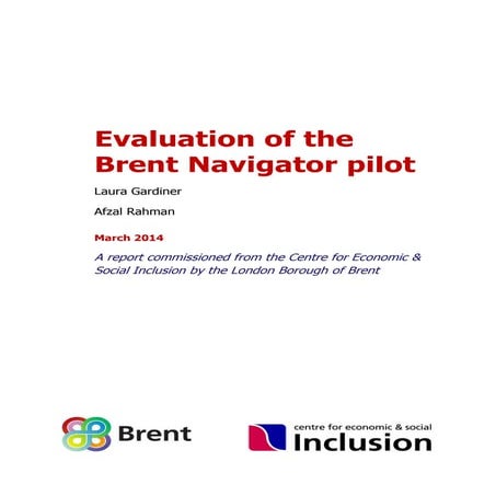 Evaluation of the Brent Navigator pilot_final draft | PDF