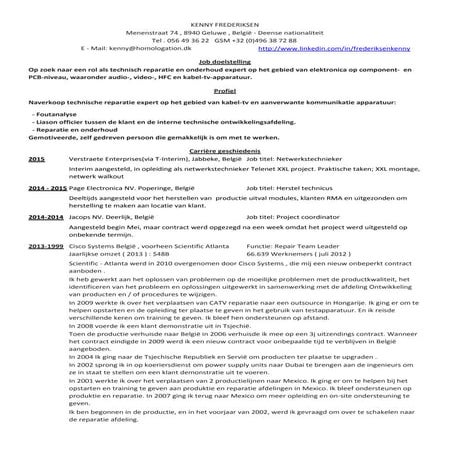 CV Rob Harlé - 2015-10 | PDF