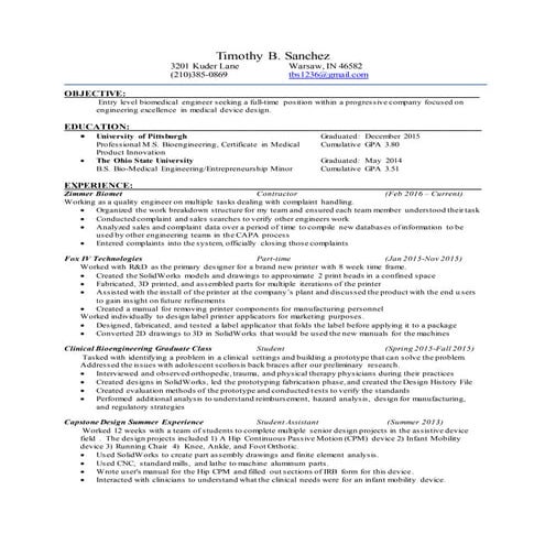 Resume - General | DOCX