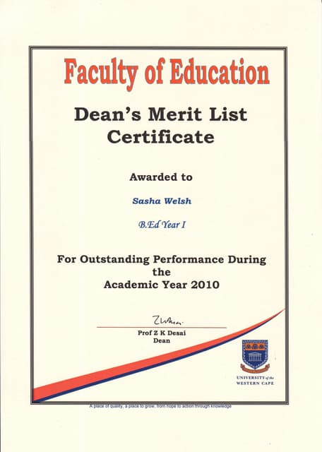 Damian Botha - UNISA degree | PDF