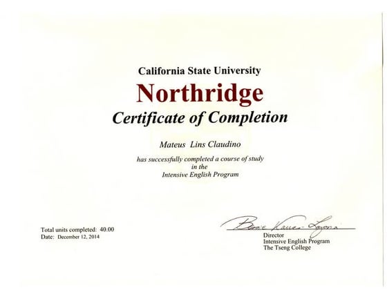 Certificado UCLA summer | PDF