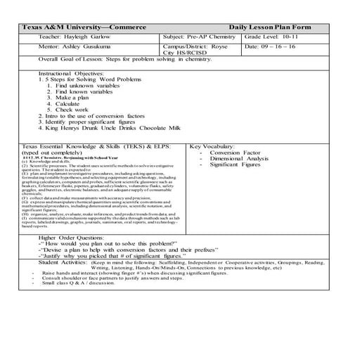 LP Observation 1 | DOCX