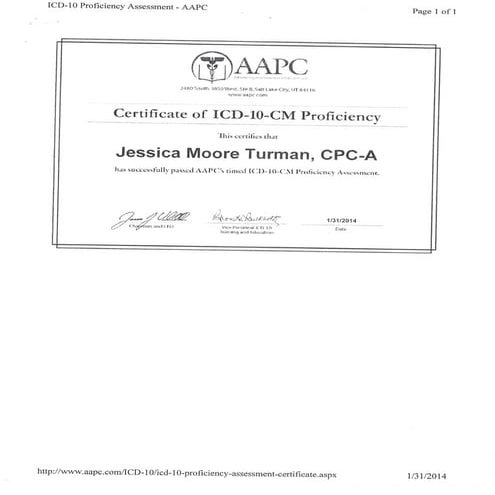 ICD-10 Cert | PDF