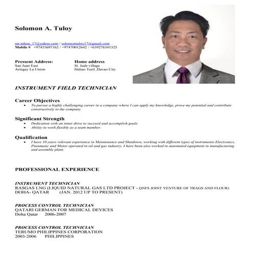 MR. SOLOMON A. TULOY | DOC