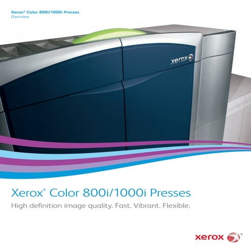 Color Press 1000 Brochure | PDF