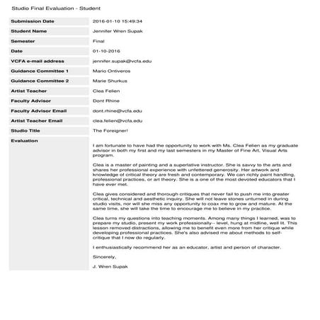 JWren final eval of me copy | PDF