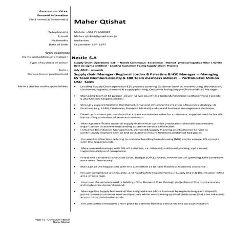 Maher CV | DOCX