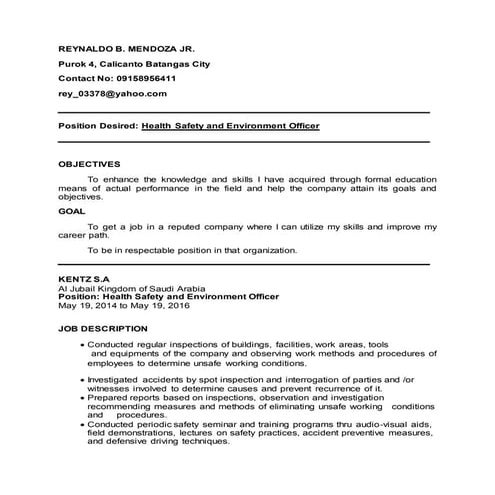 resume mail | DOCX