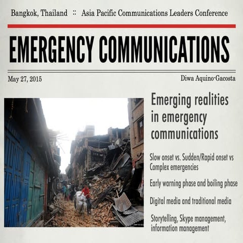 AP Emergency Comms-2 | PDF