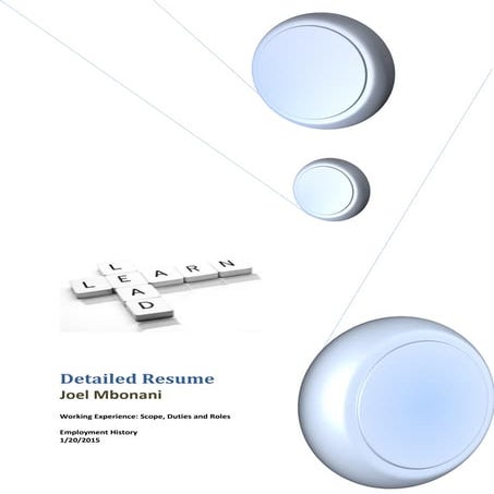 detailed resume cover | PDF