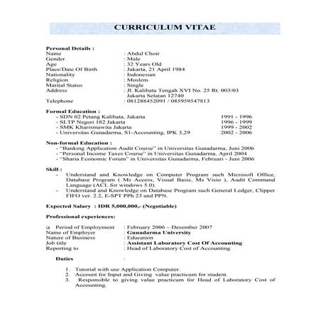 CV(English) | DOC