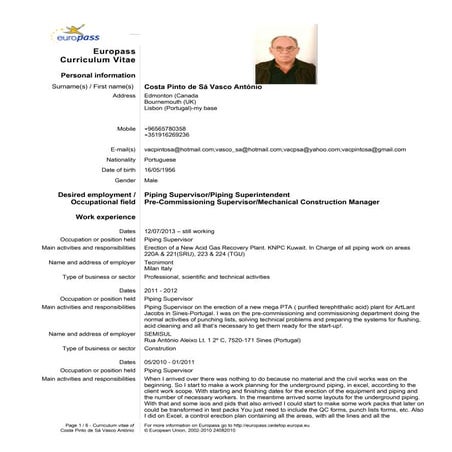 Curriculum Vitae KubusP2016 | PDF