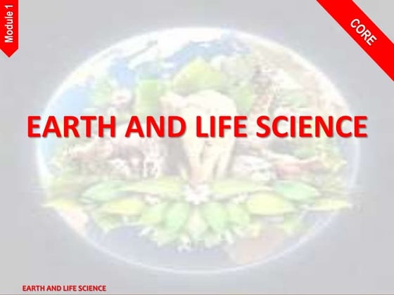 Earth and Life Science, Module 1.pdf | Educational Assessment | Education