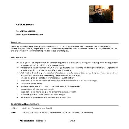 abdul basit resume | PDF