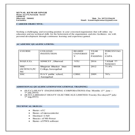 kunal IT resume | PDF