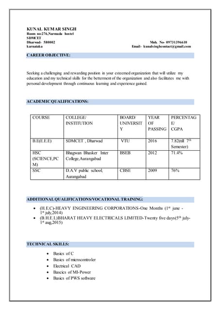 Resume (Alok Ranjan) | PDF